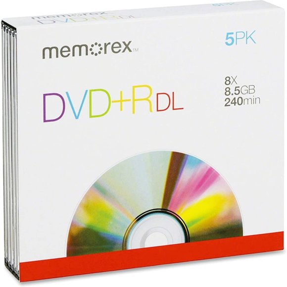 Memorex | Media | Memorex Dual Layer Dvdr Disc 5pack | Poshmark